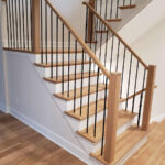 White Oak Treads and Railing - MyStairways
